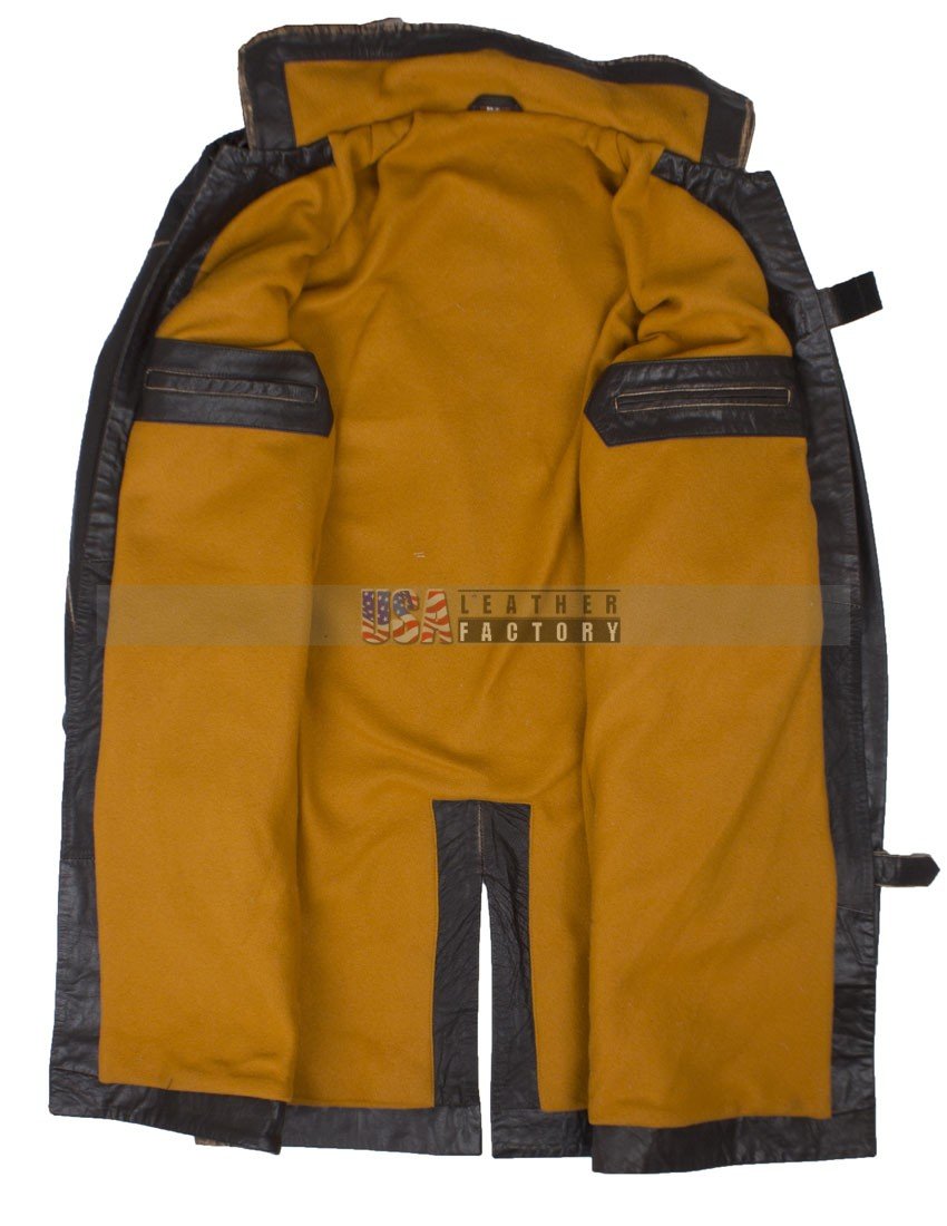 Watch Dogs Genuine Leather Coat - USA Leather Factory