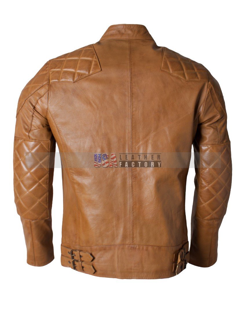 Leather David Jacket | Men Waxed Celebrity LeatherJacket