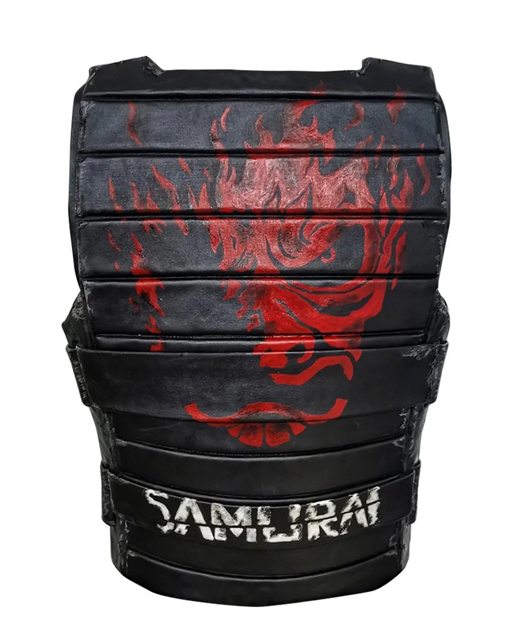 Cyberpunk 2077 Johnny Silverhand Leather Vest - USA Leather Factory