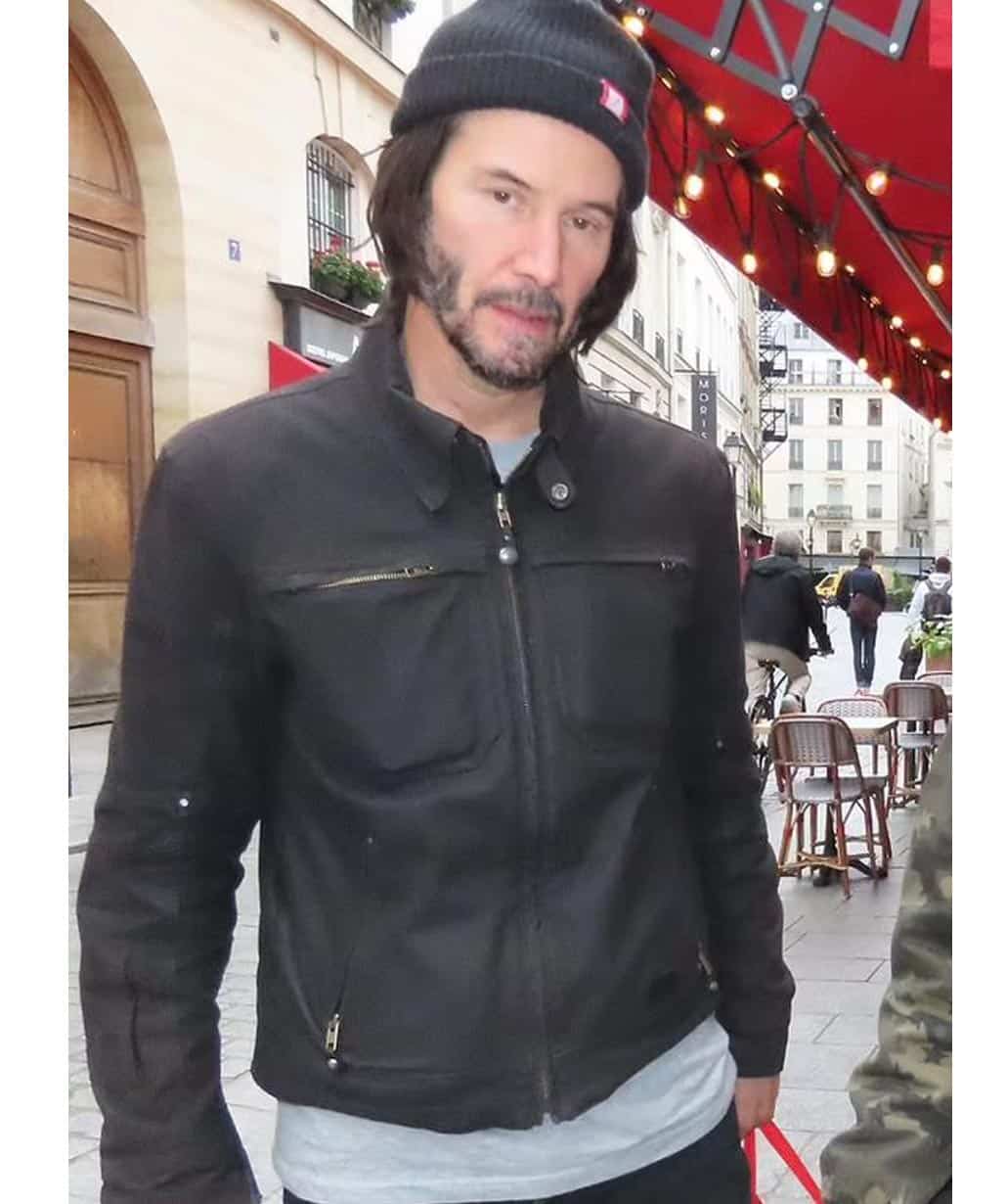 John Wick Chapter 4 Keanu Reeves Leather Jacket - USA Leather Factory