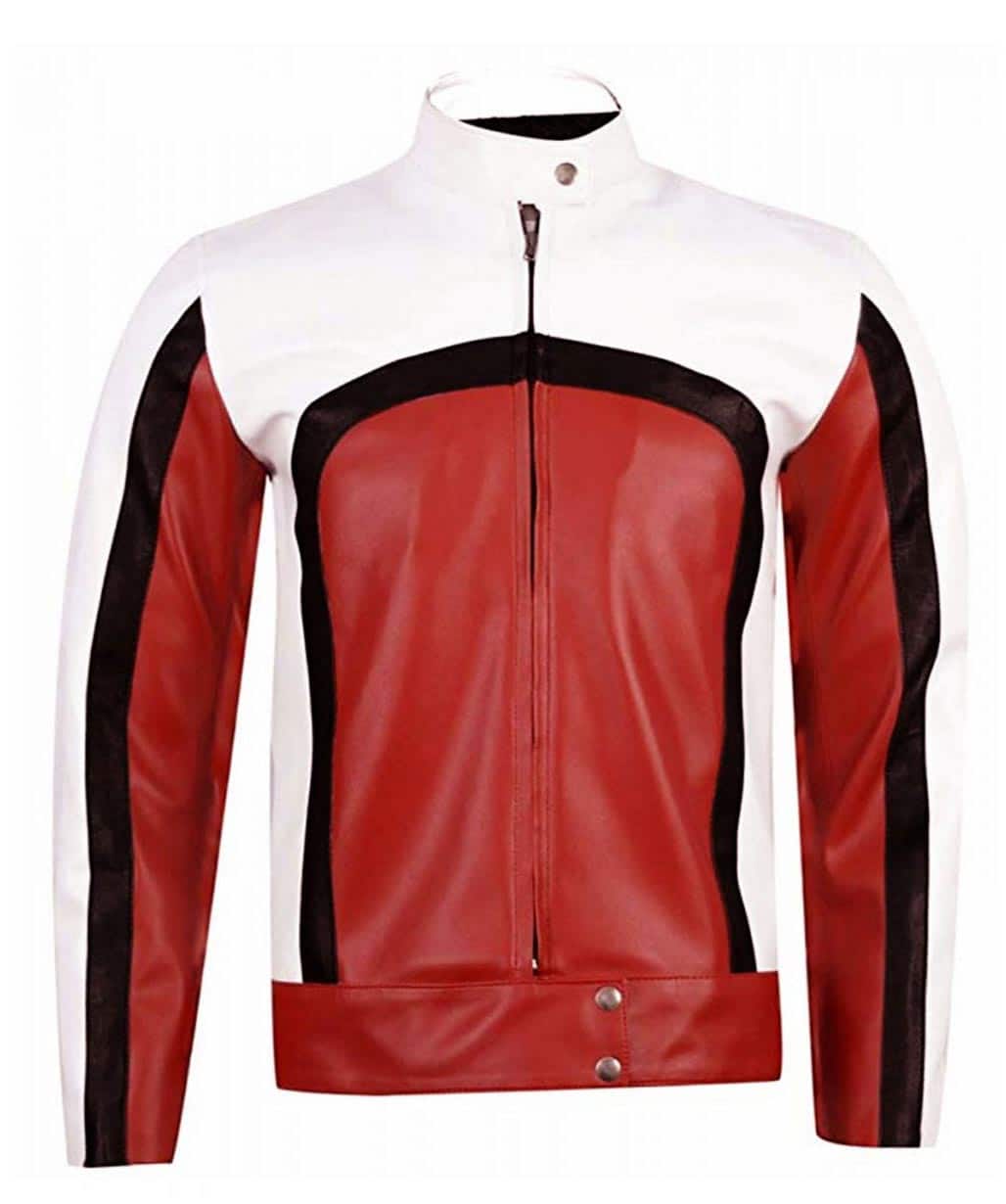 Rami Malek Bohemian Rhapsody Red and White Jacket