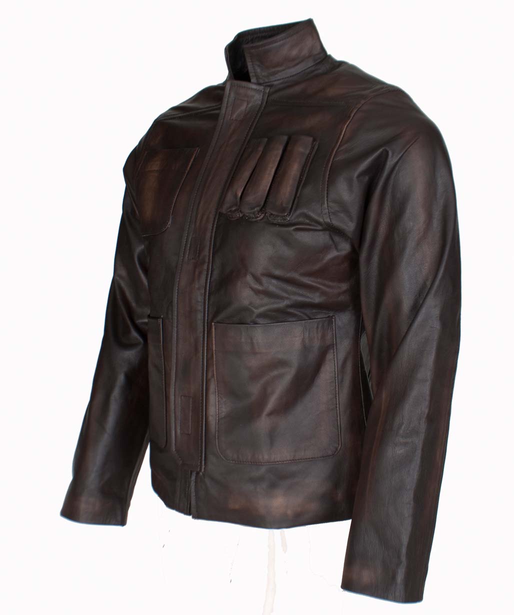 Harrison Ford Han Solo Leather Jacket - USA Free Shipping