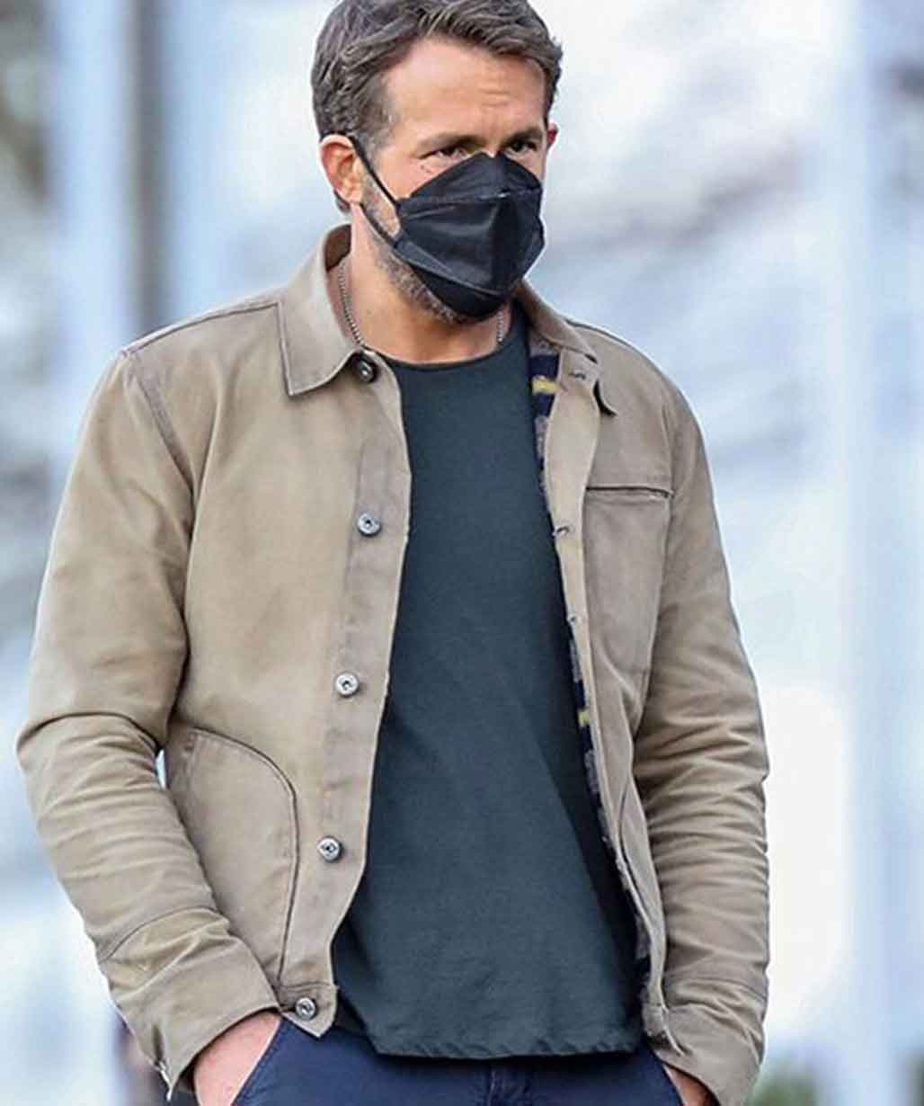 The Adam Project Ryan Reynolds Cotton Jacket Free Shipping