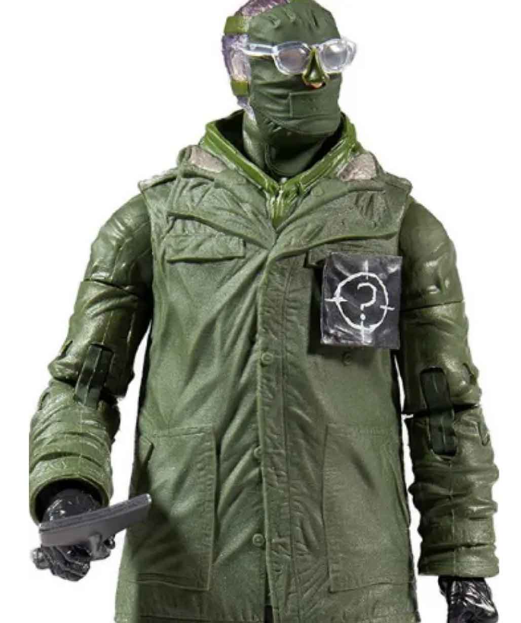 The Batman Paul Dano Riddler Coat Green Jacket