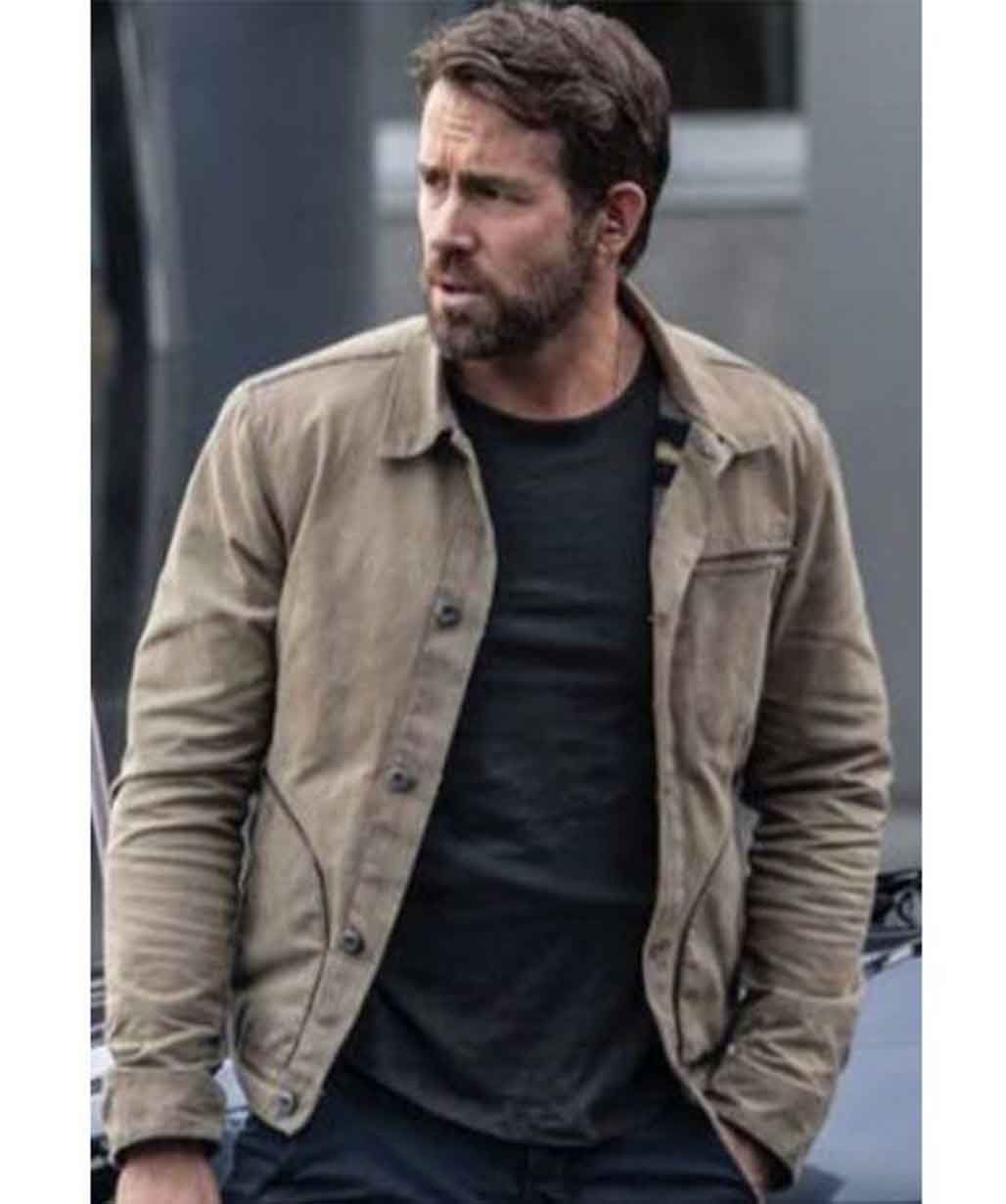The Adam Project Ryan Reynolds Cotton Jacket Free Shipping