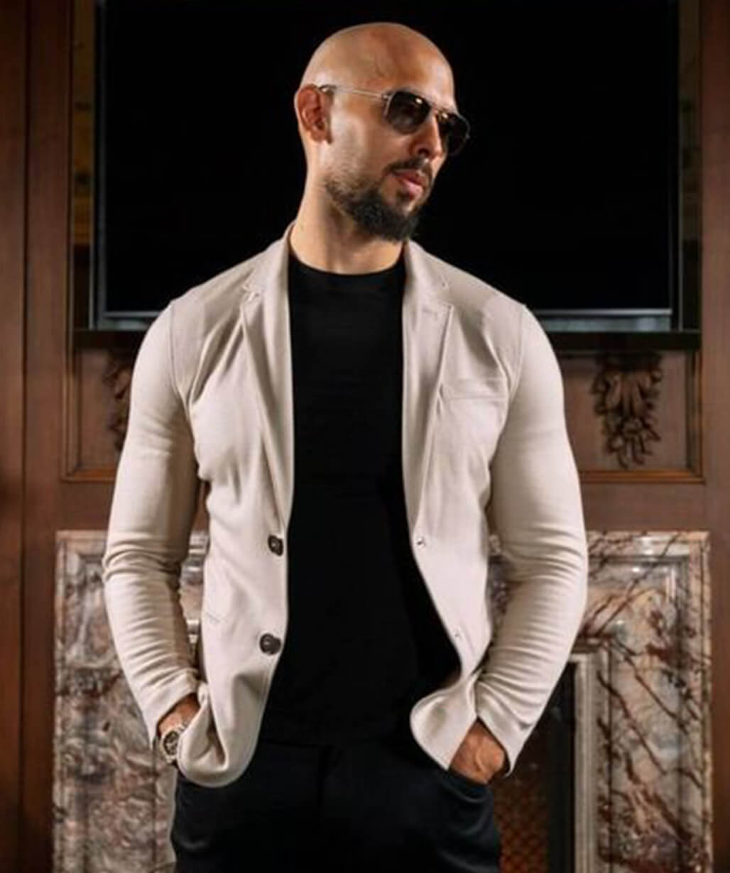 Top G Cobra Andrew Tate Blazer Coat - USA Leather Factory