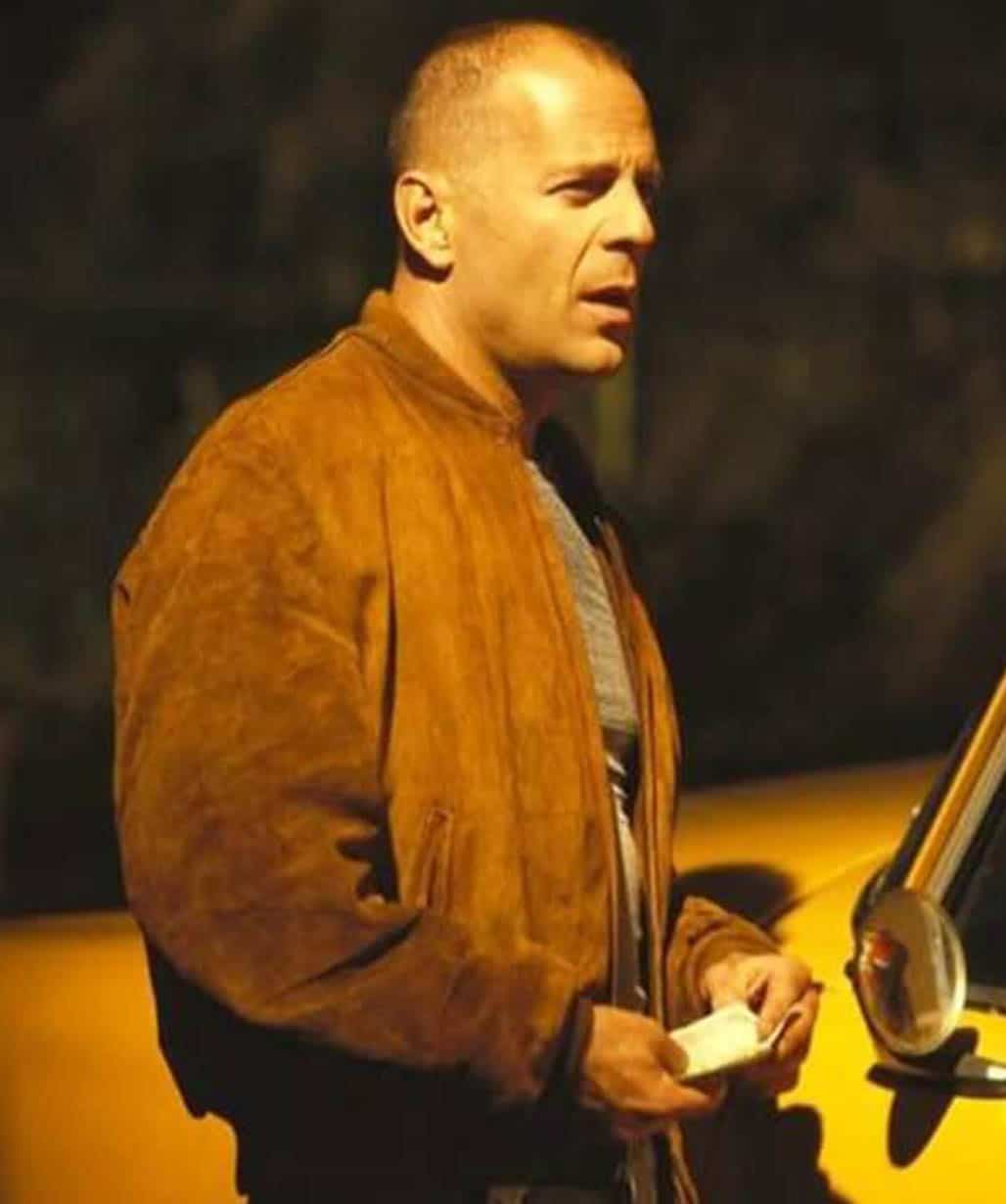 Bruce Willis Pulp Fiction Suede Leather Jacket