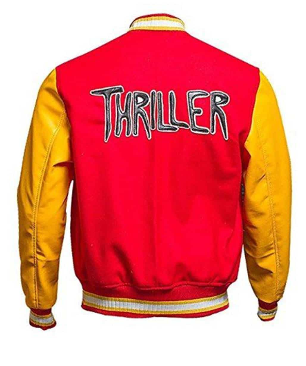 Michael Jackson M Logo Thriller Varsity Jacket