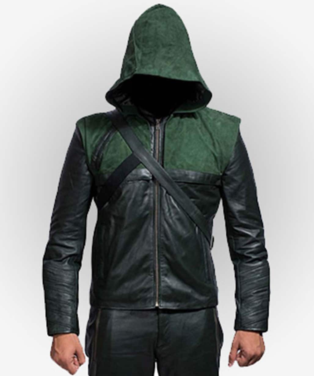 Stephen Amell Green Arrow Jacket Costume