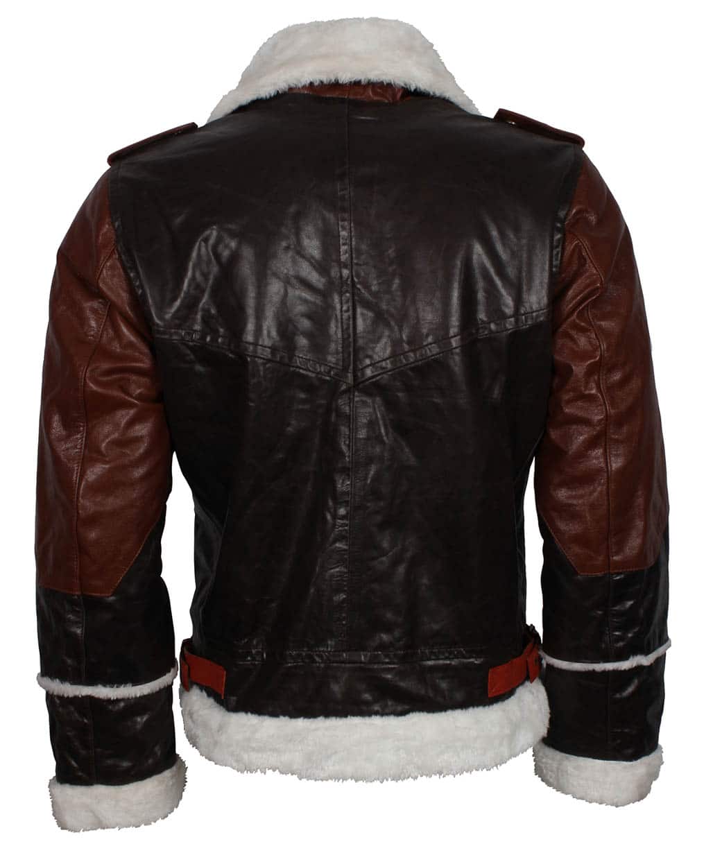Rocky Balboa Sylvester Stallone Fur Leather Jacket