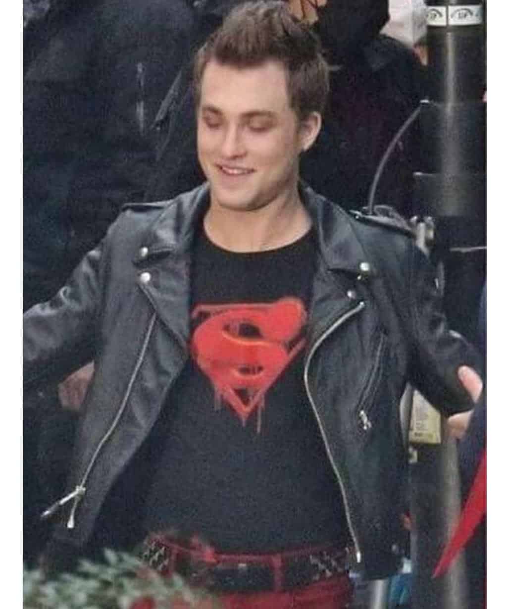 Jonathan Kent Superman and Lois Black Mens Leather Jacket