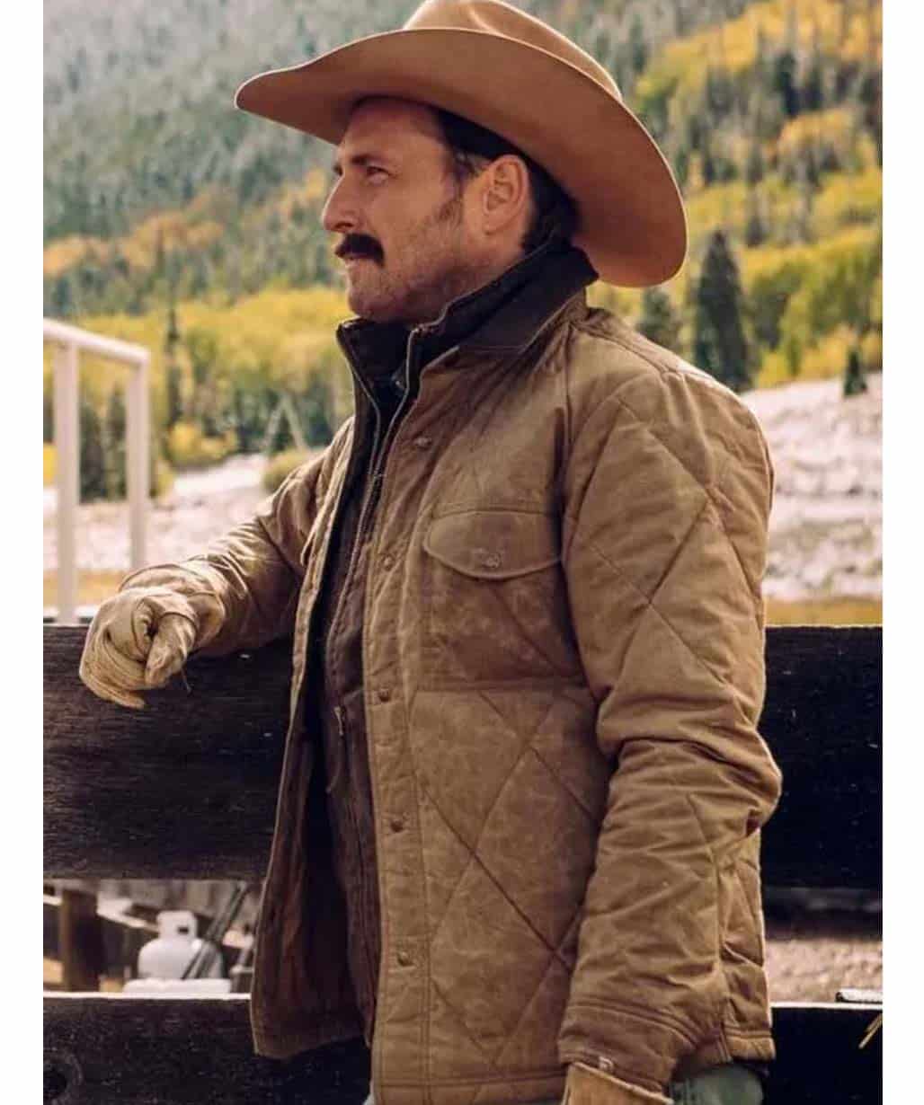 Young John Dutton Yellowstone Josh Lucas Quilted Jacket