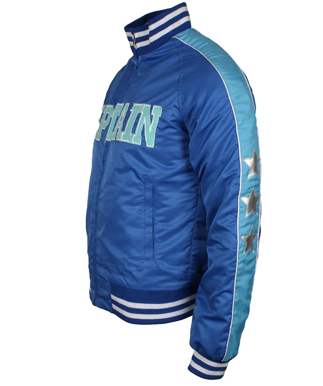 Suicide Squad Captain Boomerang Blue Jacket - USA Leather Factory