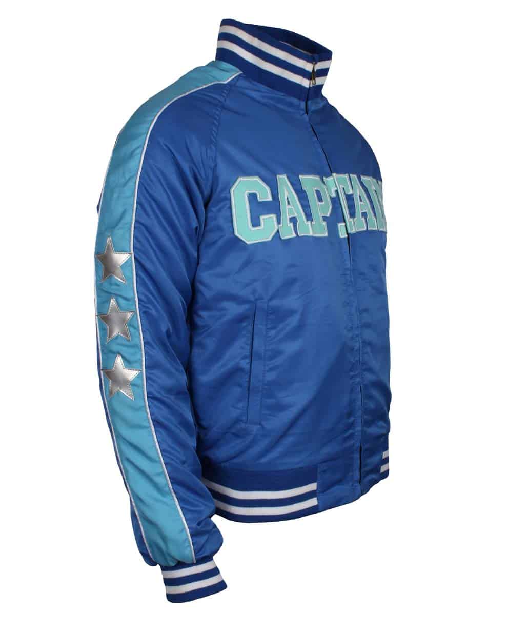 Suicide Squad Captain Boomerang Blue Jacket - USA Leather Factory
