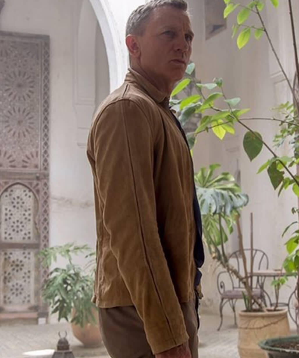Daniel Craig Spectre James Bond Suede Jacket
