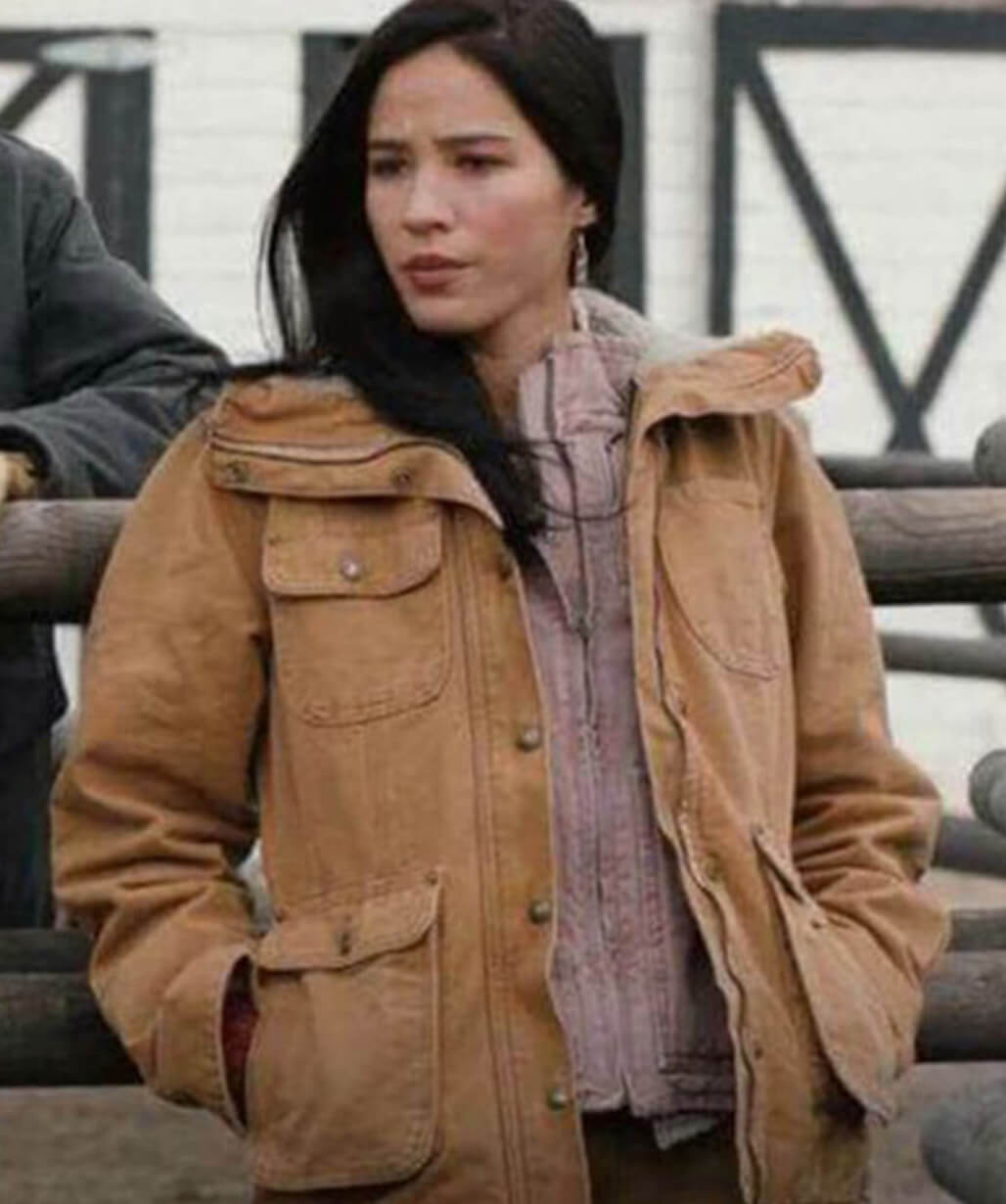 Kelsey Chow Yellowstone Monica Dutton Cotton Jacket - USA Leather Factory