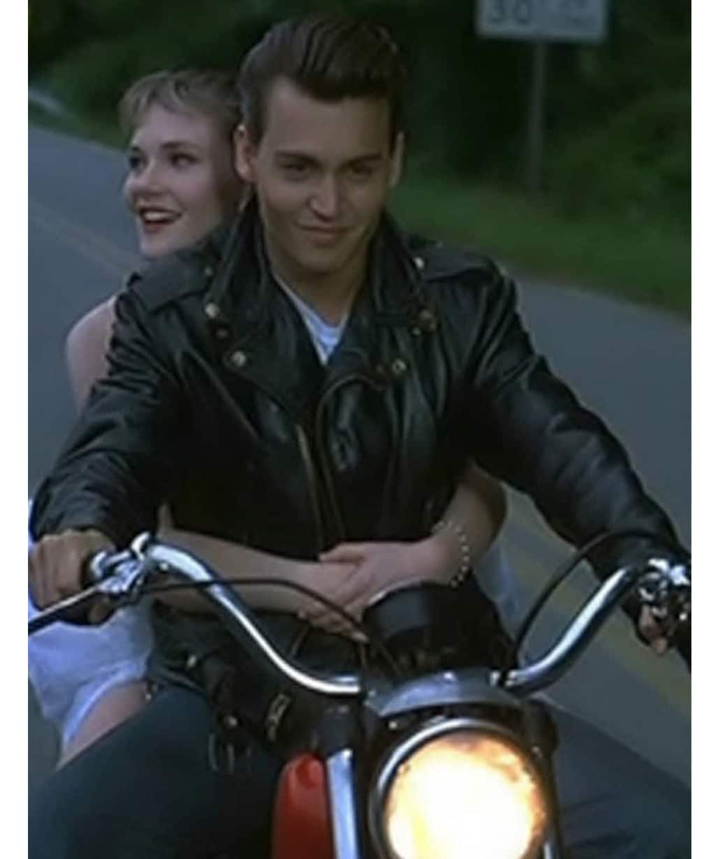 Johnny Depp Cry Baby Motorcycle Leather Jacket
