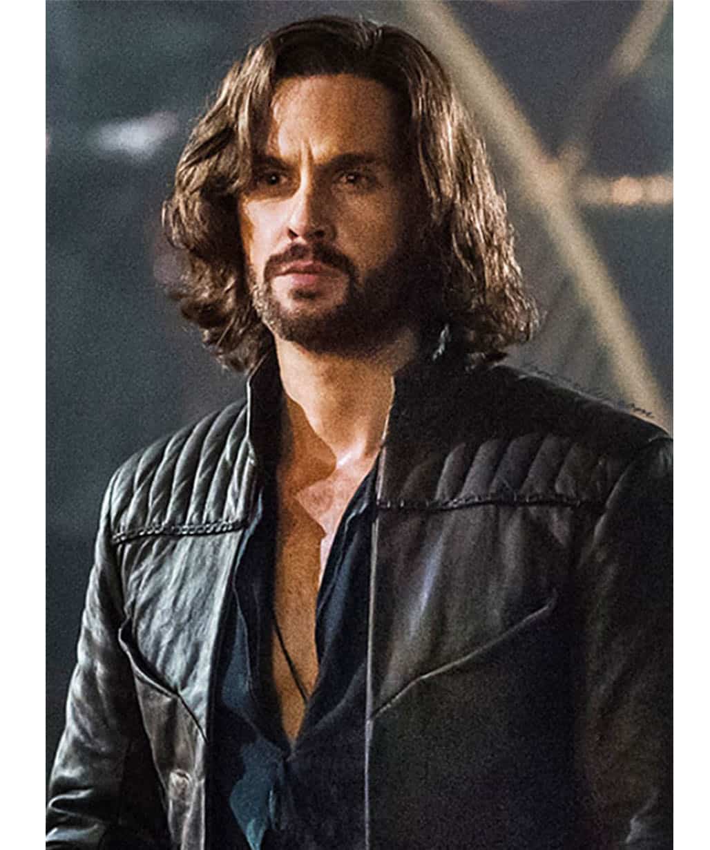 Tom Riley Da Vinci's Demons Black Leather Jacket