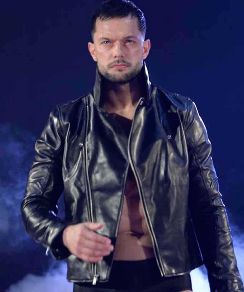 Finn Balor Club WWE Leather Jacket - USA Leather Factory