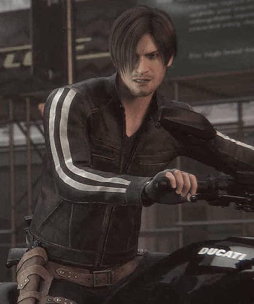 Resident Evil Vendetta Leon Kennedy Leather Jacket