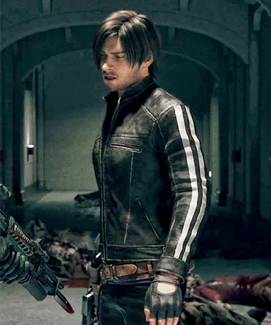 Resident Evil Vendetta Leon Kennedy Leather Jacket
