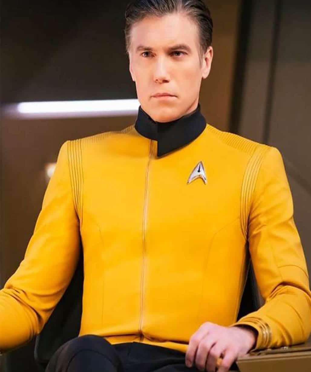 Anson Mount Star Trek Discovery Captain Pike Jacket - USA Leather Factory