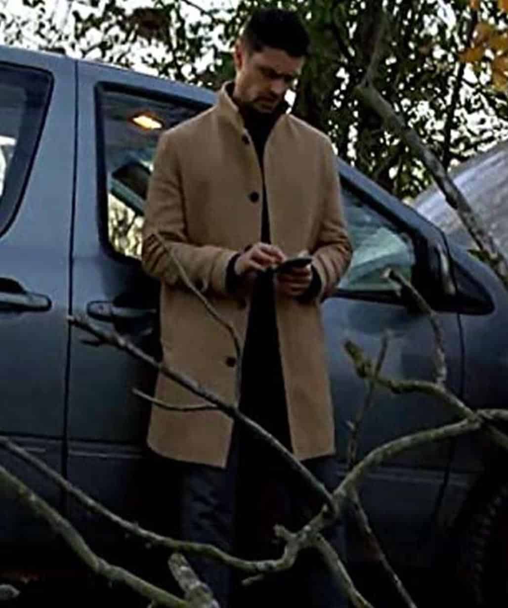 Corey Sevier Road Trip Romance Alden Brown Wool Coat
