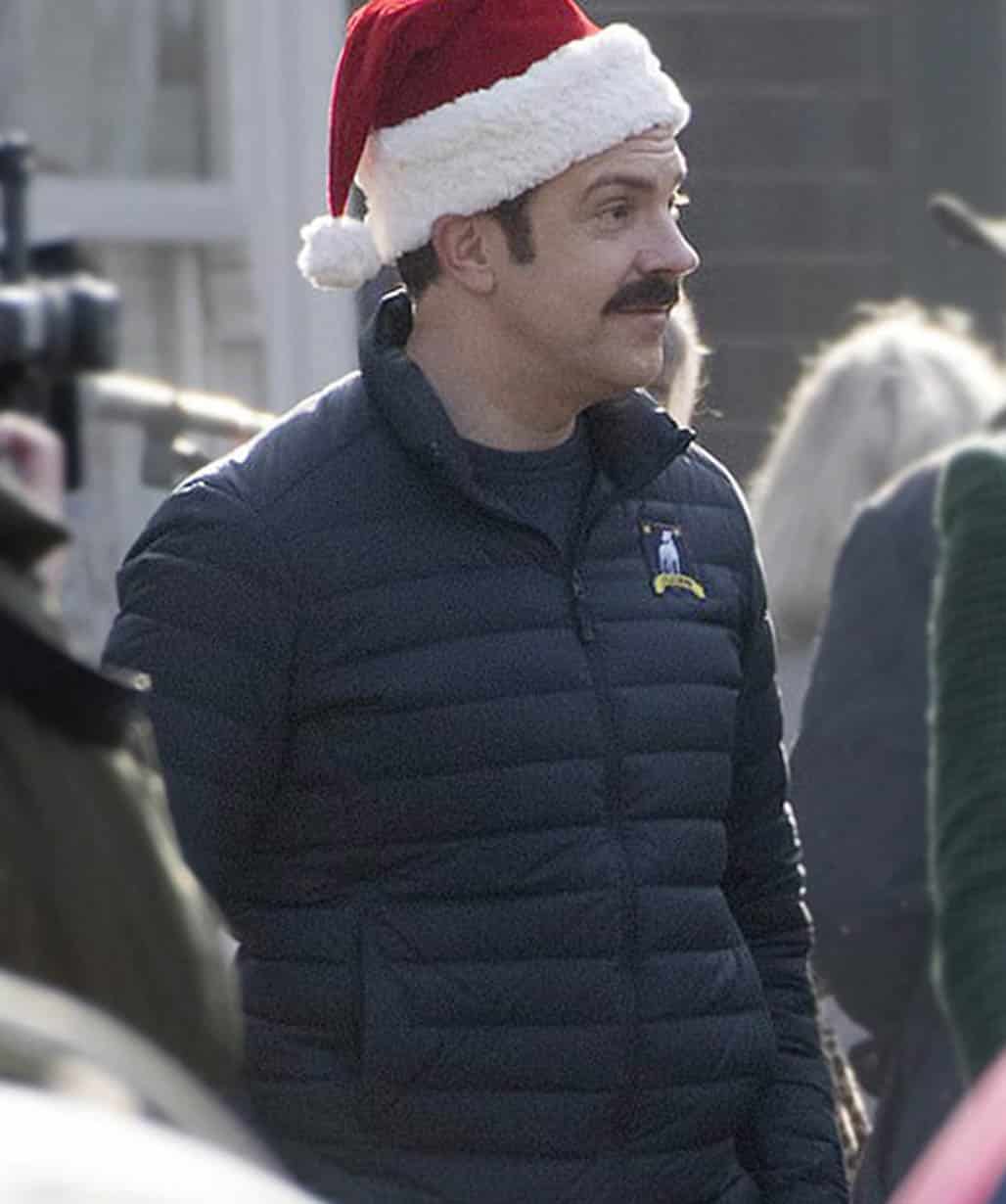 Ted Lasso Season 2 Black Puffer Jacket - USA Leather Factory