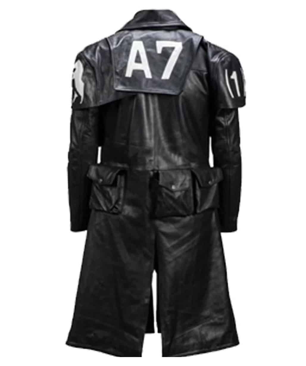 Fallout NCR Ranger A7 Black Real Leather Coat