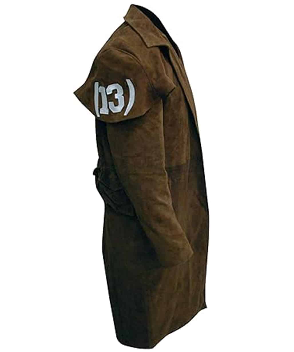 A7 Fallout NCR Ranger Duster Brown Leather Coat