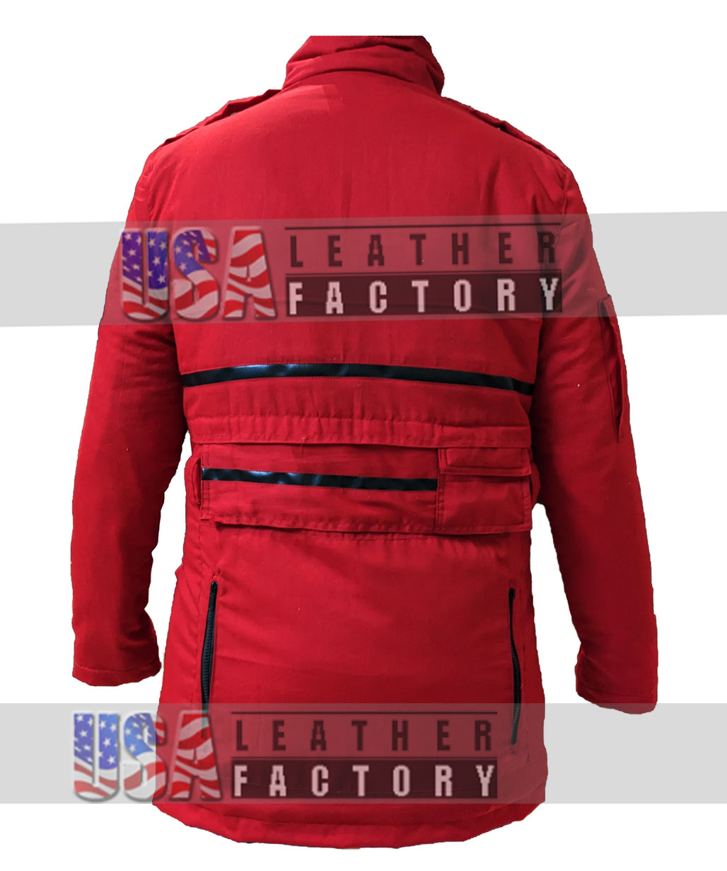 Paul Rudd Ghostbusters Frozen Empire Red Jacket