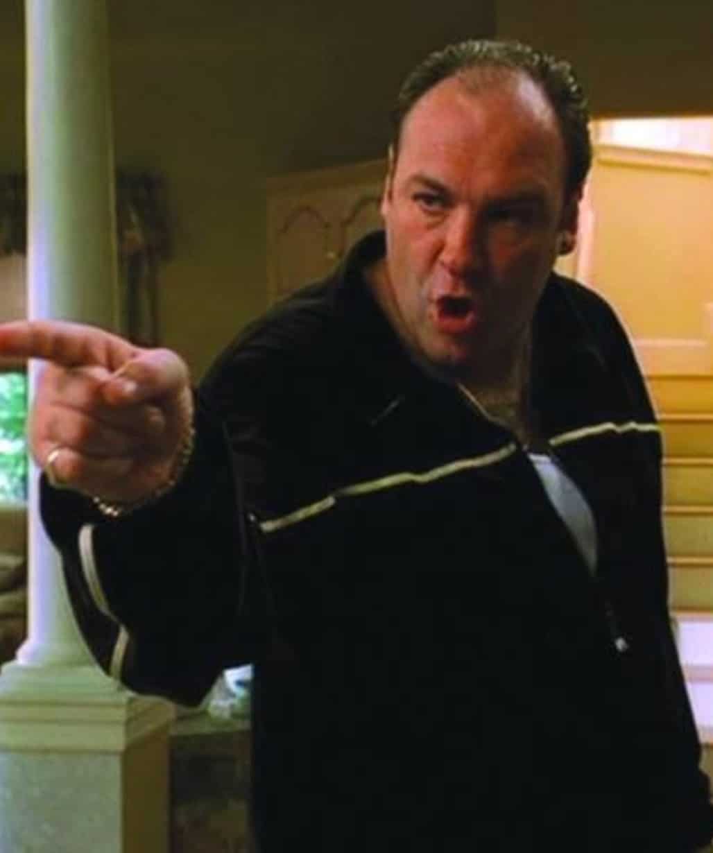 The Sopranos Tony Soprano Black Tracksuit