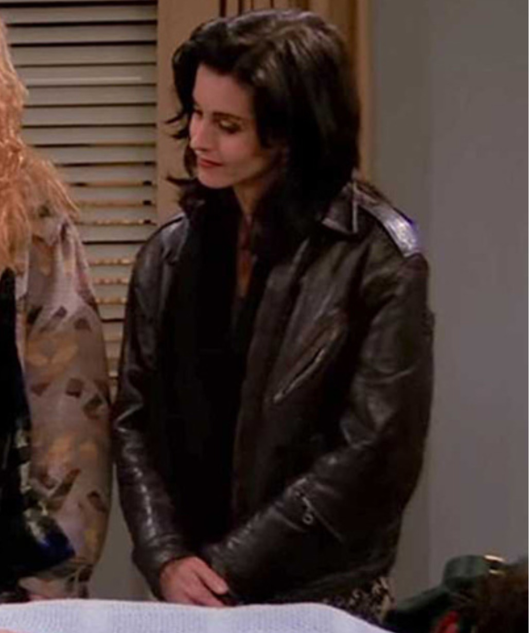 Friends Season 1 Monica Geller Leather Jacket - USA Leather Factory