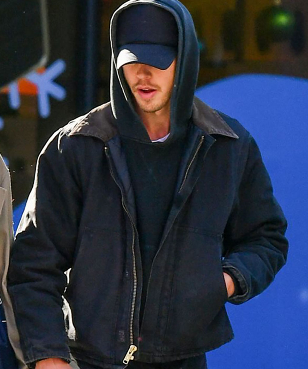 Austin Butler Blue Cotton Jacket - USA Leather Factory