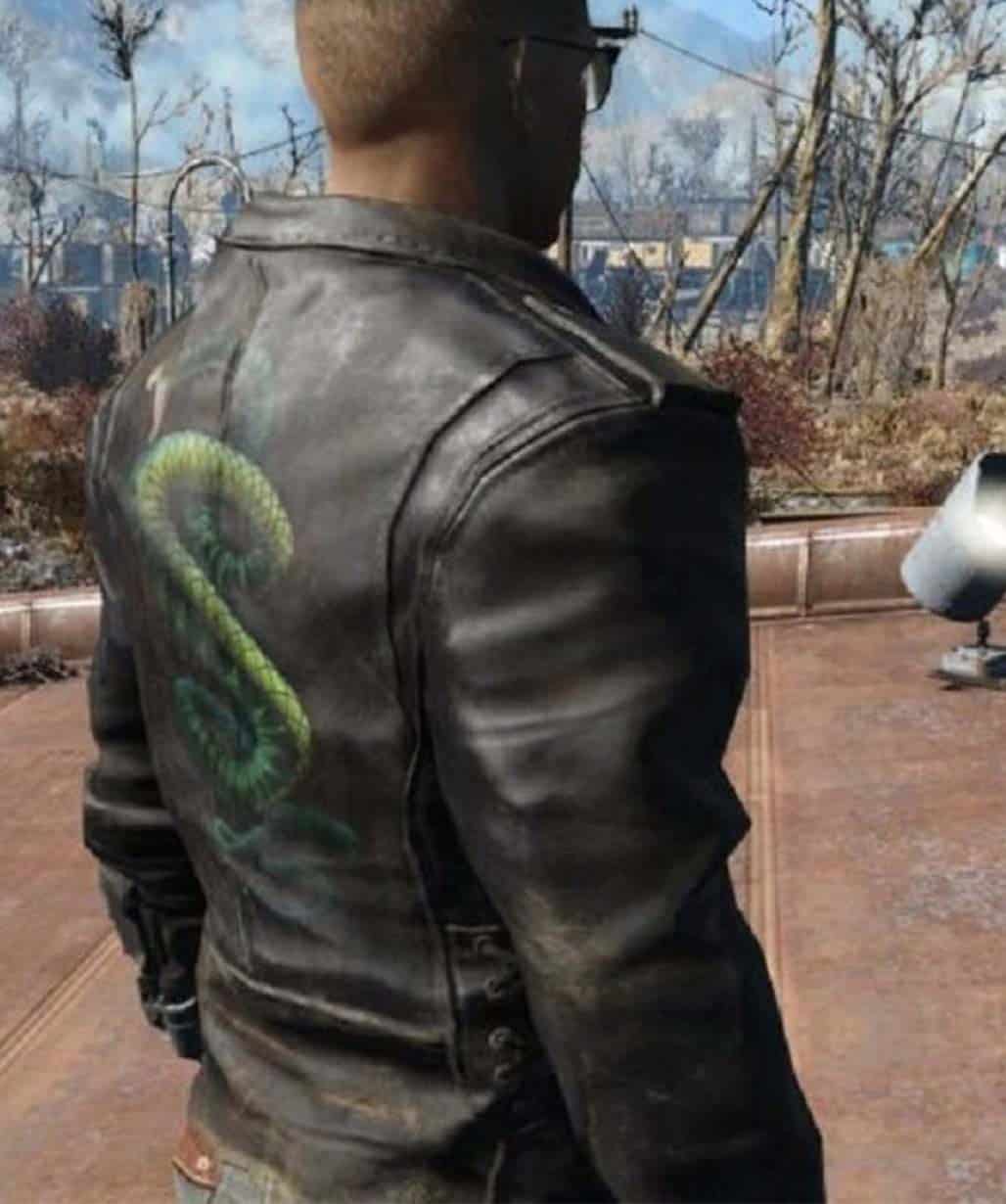 Fallout Tunnel Snakes Rule Leather Jacket