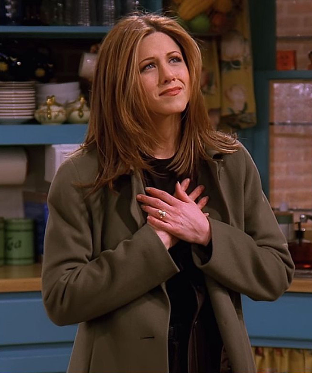 Jennifer Anniston Friends Rachel Green Wool Coat