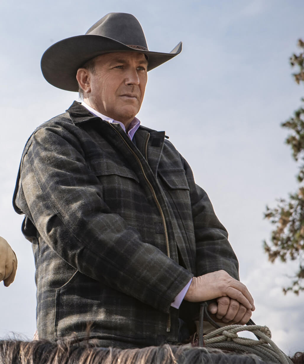 Yellowstone John Dutton Plaid Wool Jacket