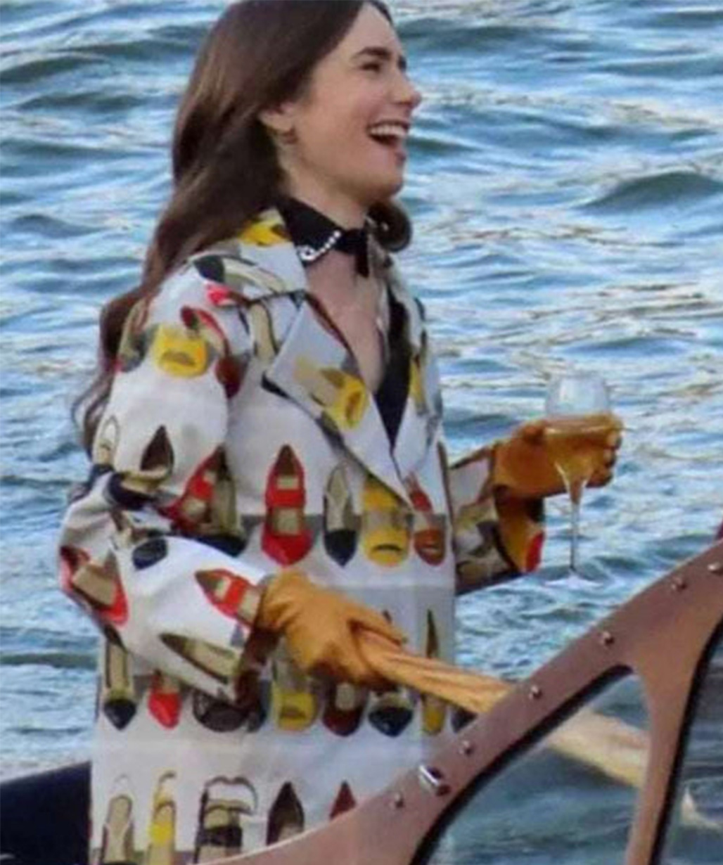 Emily in Paris Emily Cooper Trench Coat