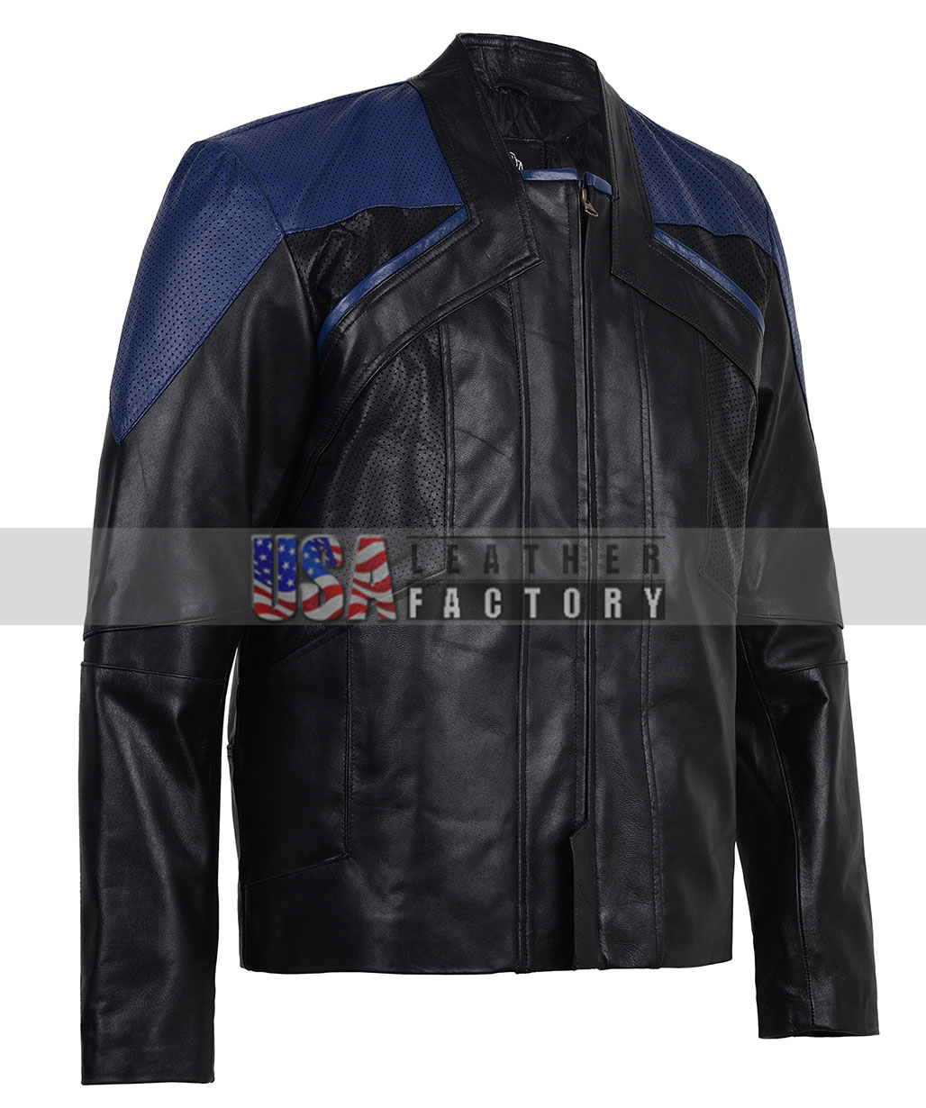 Star Trek Picard Deanna Troi Leather Jacket