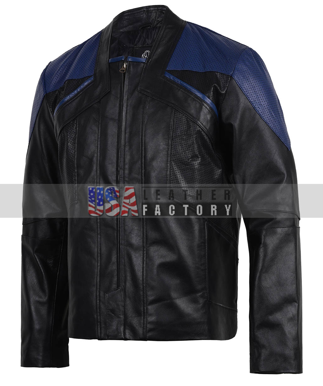 Star Trek Picard Season 3 Starfleet Leather Jacket