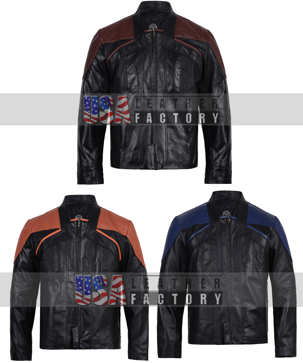 Star Trek Picard Season 3 Starfleet Leather Jacket