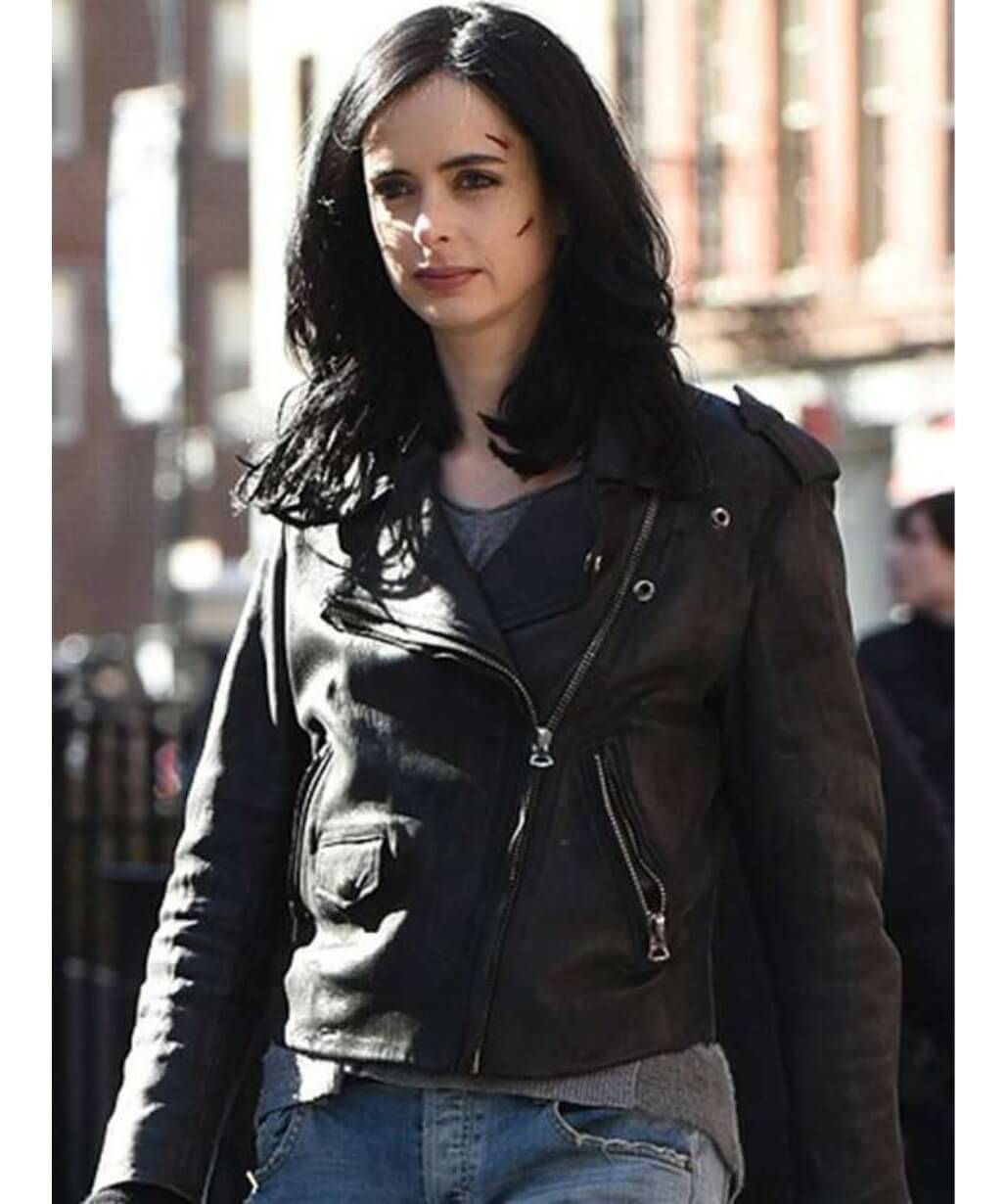 Jessica Jones Krysten Ritter Leather Jacket - USA Leather Factory