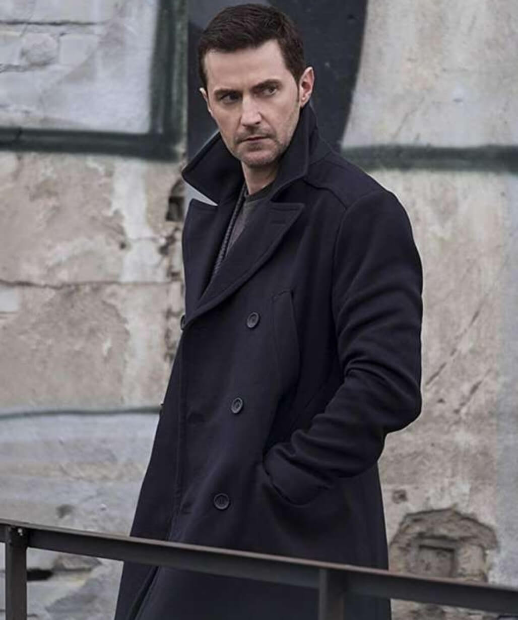 Richard Armitage Berlin Station Daniel Miller Coat - USA Leather Factory
