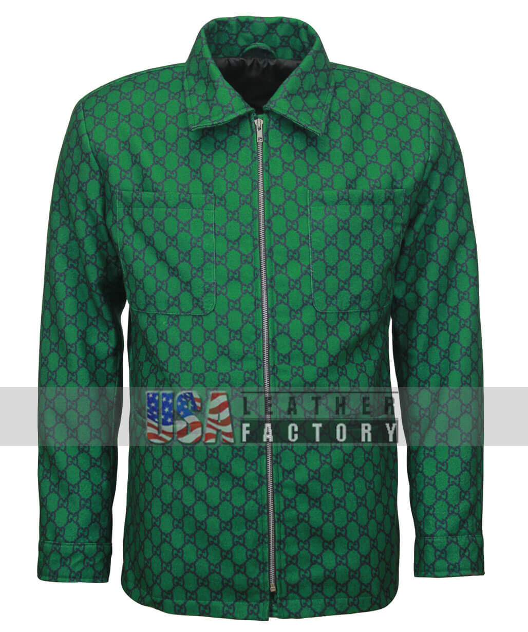 Cristiano Ronaldo Green Boxing Match Jacket