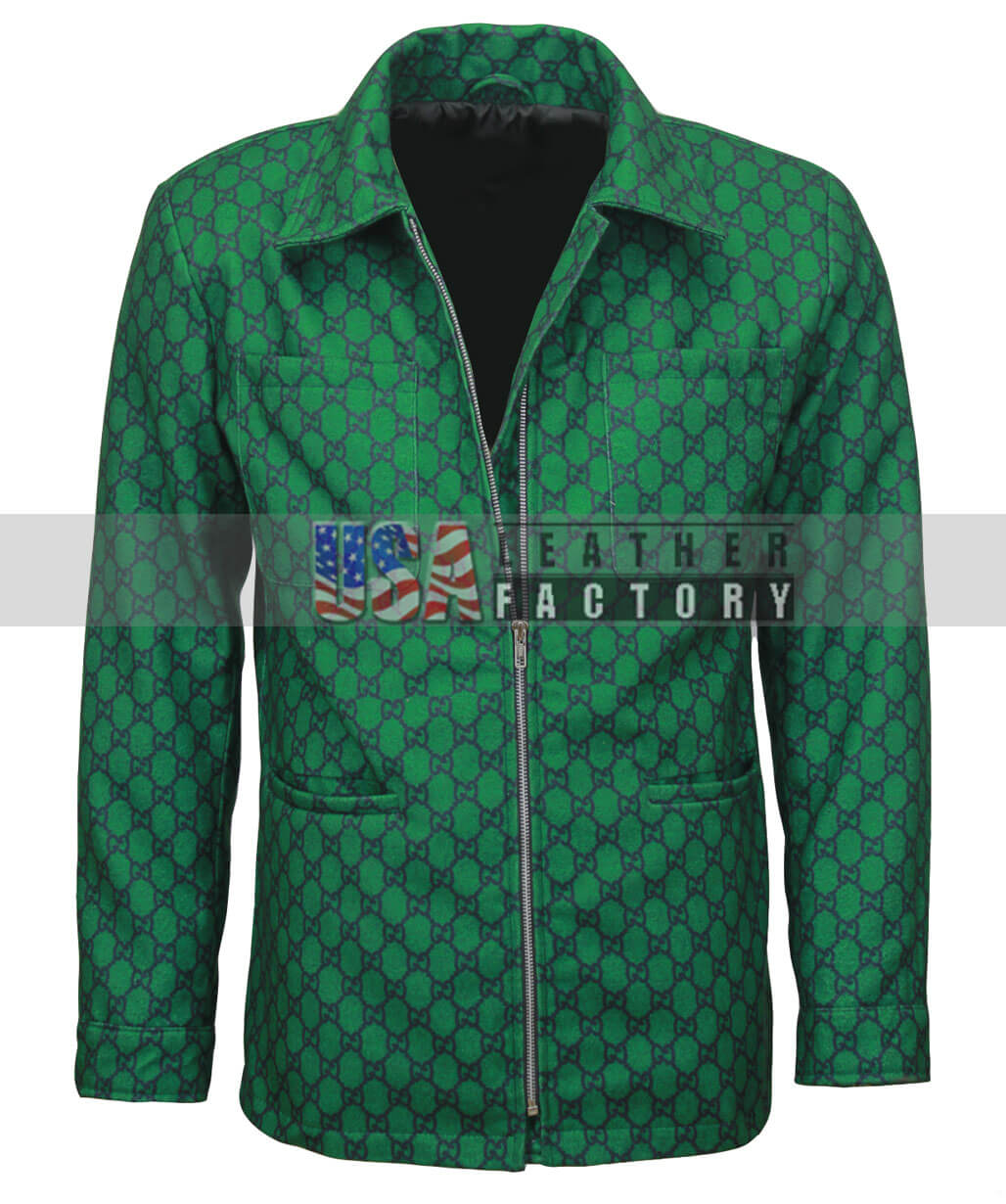 Cristiano Ronaldo Green Boxing Match Jacket