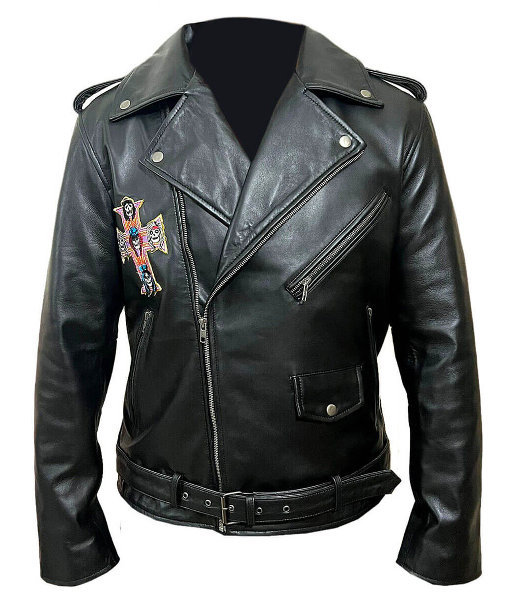 Gun N Roses Black Axl Rose Leather Jacket