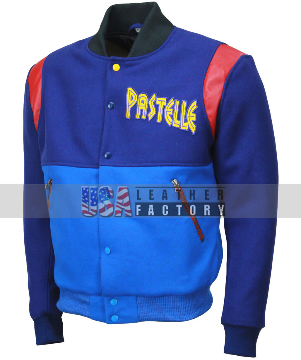 Kanye West Pastelle Varsity Jacket - USA Leather Factory