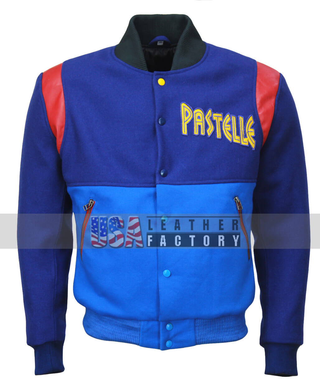 Kanye West Pastelle Varsity Jacket - USA Leather Factory