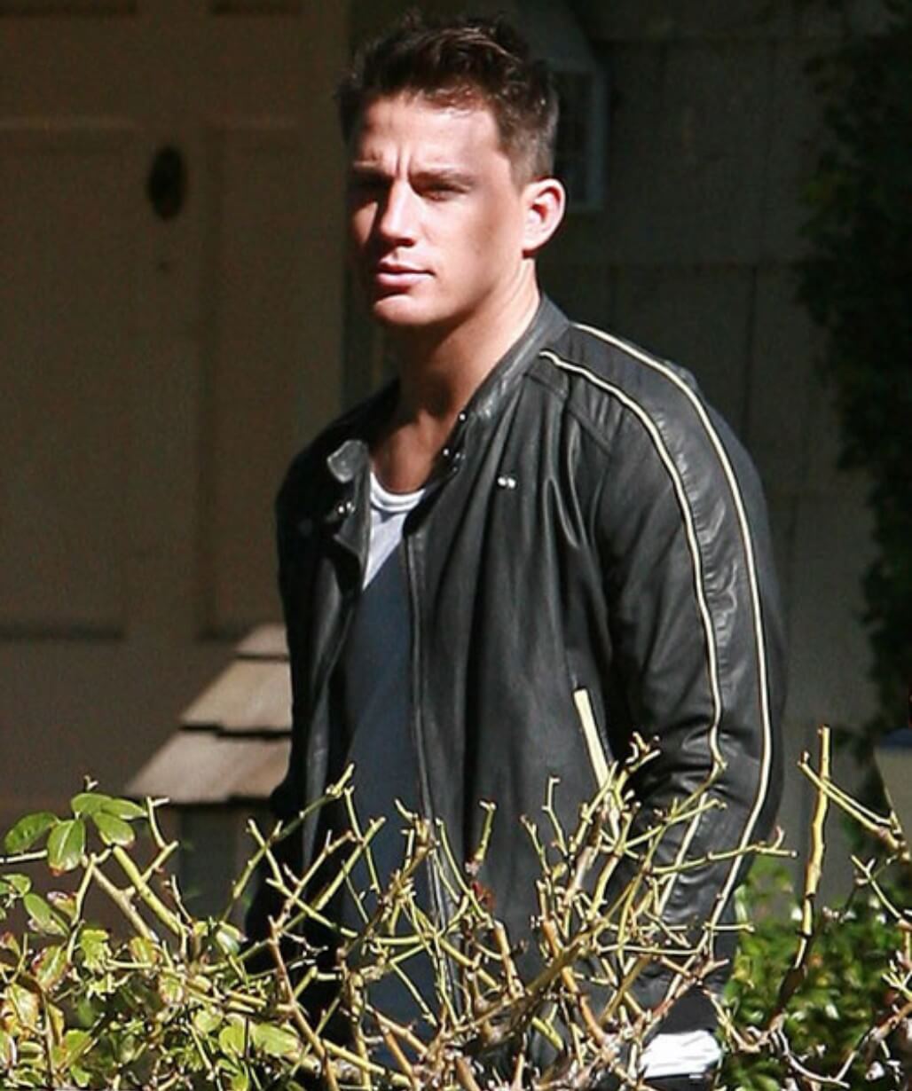 Channing Tatum Grey Leather Jacket - USA Leather Factory
