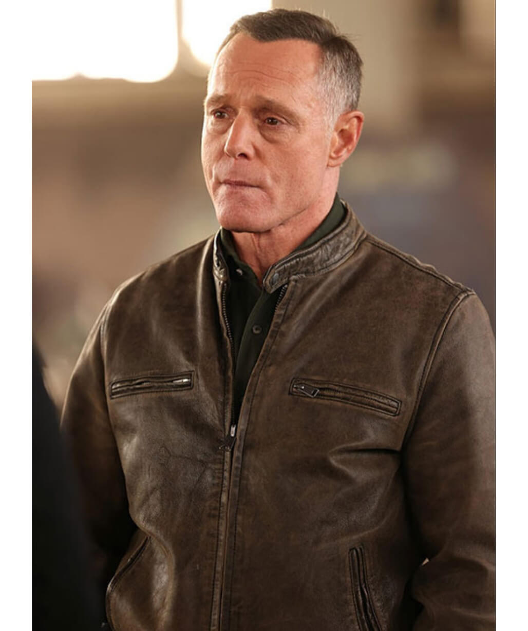 Jason Beghe Chicago P.D. Hank Voight Leather Jacket - USA Leather Factory